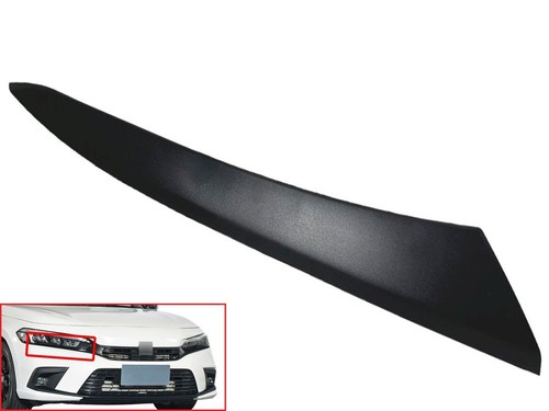 Fits 2022-2024 Honda Civic Headlight Molding Trim Black Right Side ...
