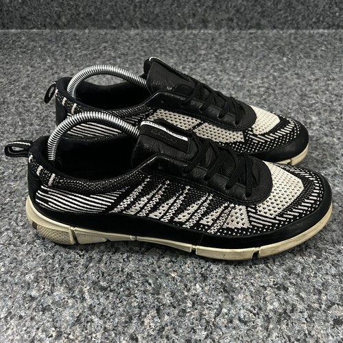 Ecco Danish Design Intrinsic Black White Shoes Sneake… - Gem
