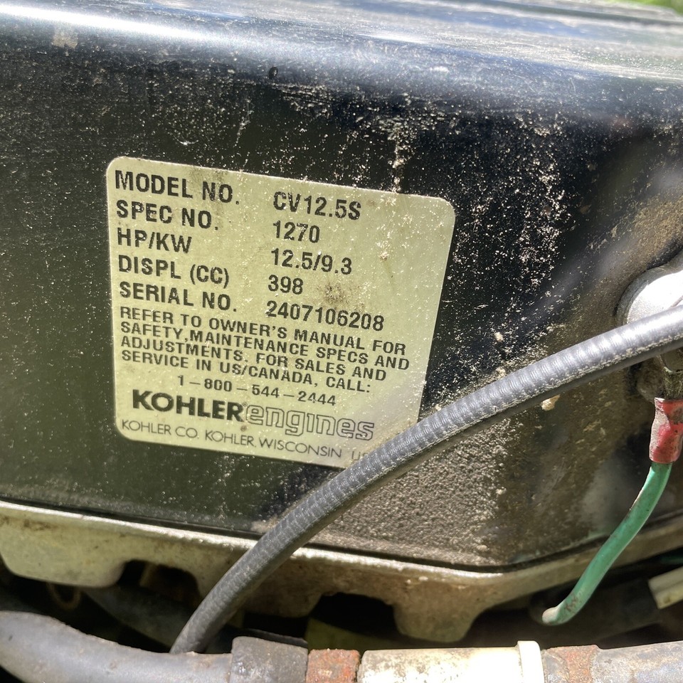 John Deere STX38 12.5HP Motor Engine Kohler Command CV12.5s CV12.5 | eBay
