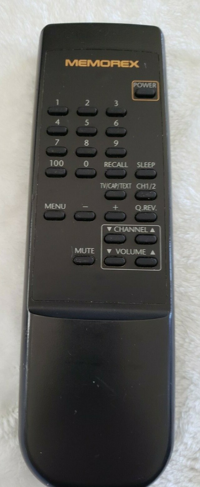 Genuine MEMOREX 6142-09202 TV Remote Control OEM Black Replacement ...