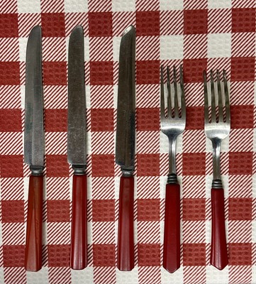 Vintage Bakelite Flatware / 5 Piece Assorted Set | eBay