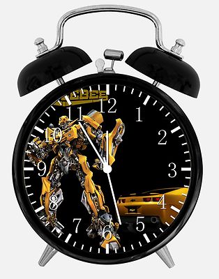 Transformers Bumblebee Alarm Desk Clock 3.75" Home Decor Y13 Nice For ...