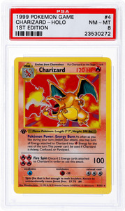 Charizard 1999 Pokemon Game #4 1st Edition Holo Price Guide - Sports ...