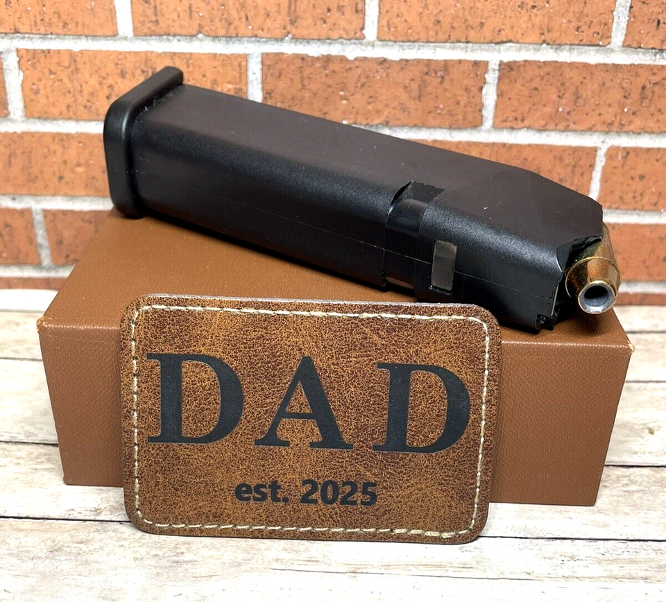 Brown Leatherette Tactical Dad Patch Iron on Adhesive for Hats, Bags ...