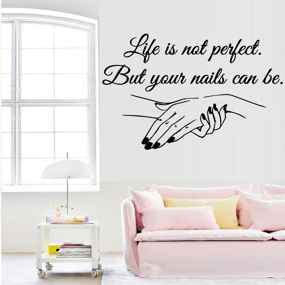 Beauty Salon Wall Quotes Wall Decals Quote Nothing Makes A Woman Vinyl