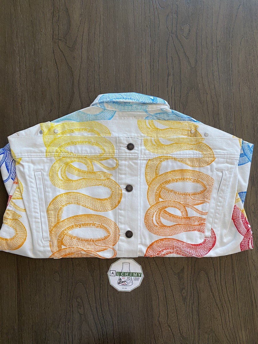 Supreme HYSTERIC GLAMOUR Snake Denim Trucker Jacket, Medium Supreme HYSTERIC GLAMOUR Snake Denim Trucker Jacket, Medium