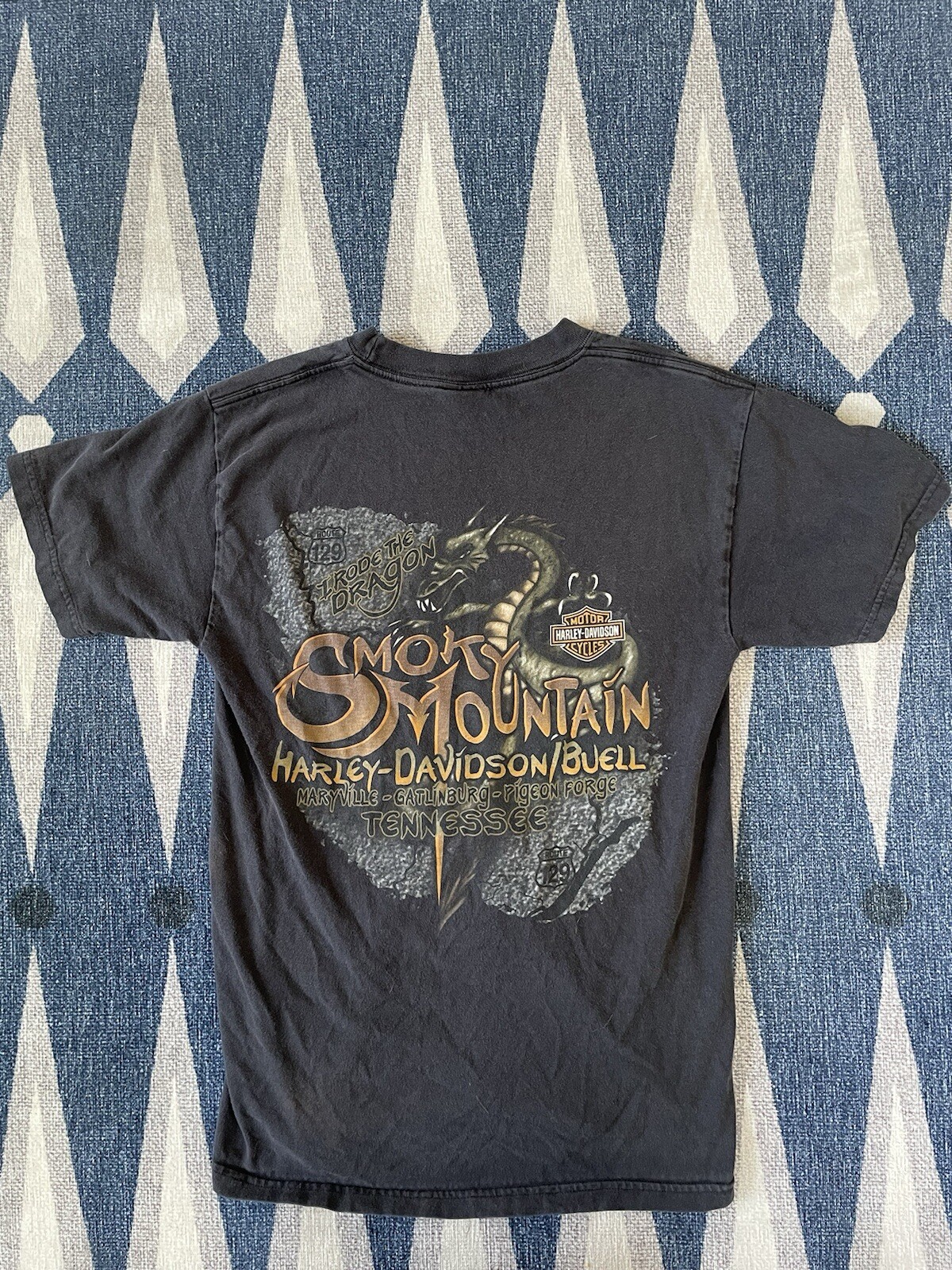 2007 I rode The Dragon Smoky Mountain Tennessee Harle… - Gem