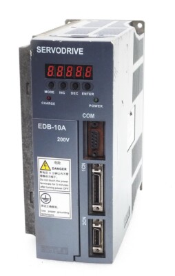 ESTUN AUTOMATION MODEL EDB-10AMA INDUSTRIAL SERVO DRIVE 3PH 200-230V 4 ...
