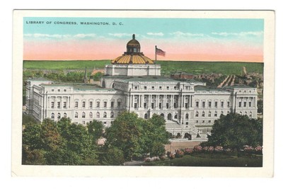 Library of Congress Washington DC Vintage Postcard AF194 | eBay
