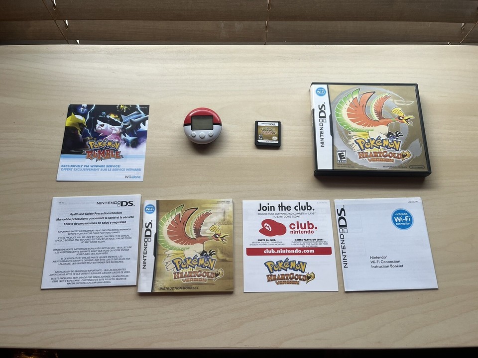 Pokemon Heartgold - Pokewalker Included (Needs Battery) Bonus: Preorder ...