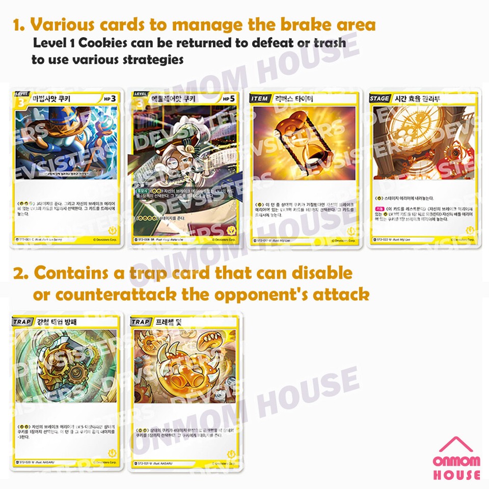 Cookie Run Kingdom Card Collection / CookieRun Braverse TCG Starter ...