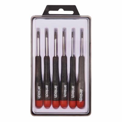6pc TORX STAR PRECISION SCREWDRIVER SET. T5 T6 T7 T8 T9 T10 L0530 ...