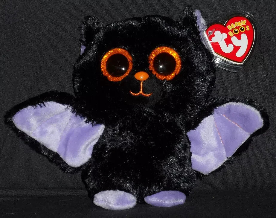Ty Beanie Boos Swoops The Bat 6" With Glitter Eyes Halloween 2013 MWMT ...