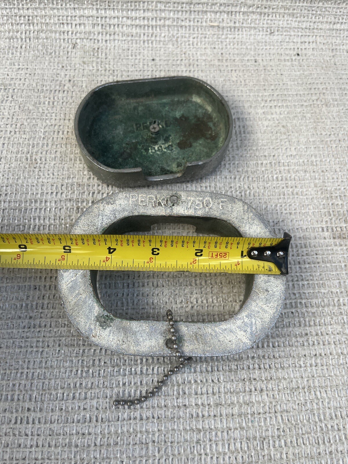 Chromed Bronze Perko Rope And Chain Deck Pipe, Perko 750C and 750F | eBay