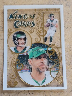 2023 Panini Illusions Aaron Rodgers King Of Cards NY Jets M843 | eBay