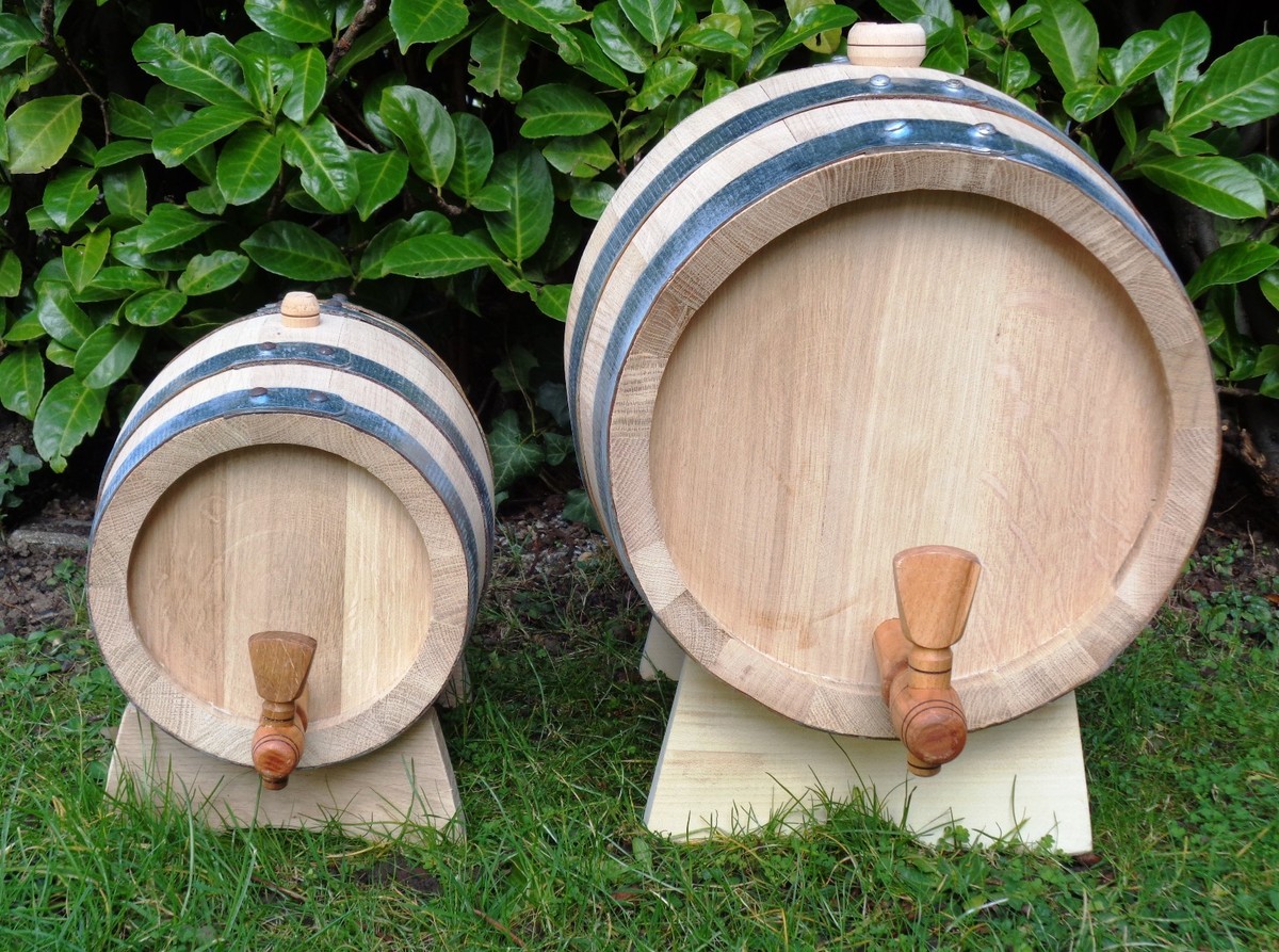 Small Wooden Wine Barrels Mini Oak Barrel Personalised Aged To