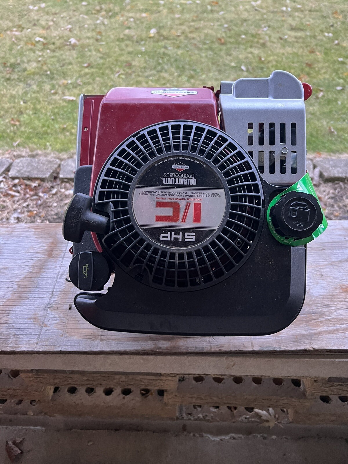 NOS 5HP Briggs Quantum I/C Engine With 7/8” Crank (Billy Goat ...