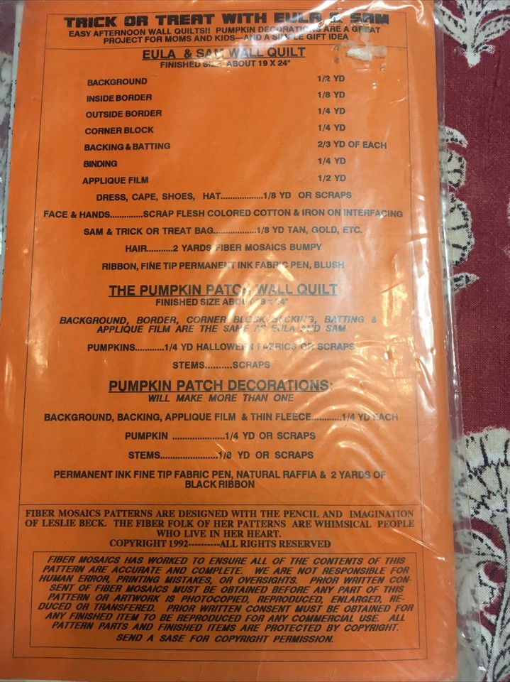 Trick or Treat with Eula & Sam witches pumpkins kitties wall quilt ...