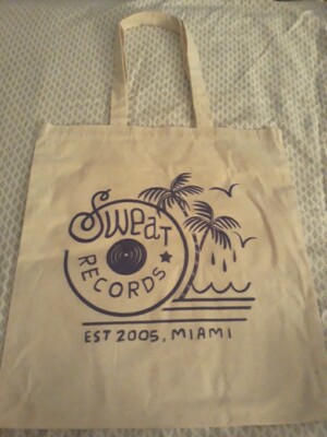 Unisex Canvas Record LP Long Play Vinyl Carrying Tote Shoulder Bag ...