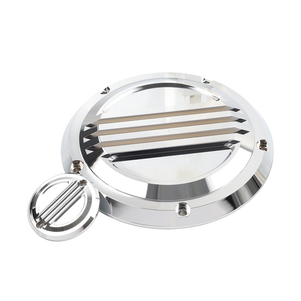 Chrome Derby Timer Cover For Harley Softail Heritage Fat Boy Street Bob ...