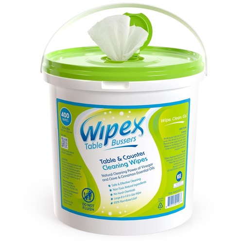 Wipex Table Bussers - Natural Cleaning Wipes | Table Cleaning Quick ...