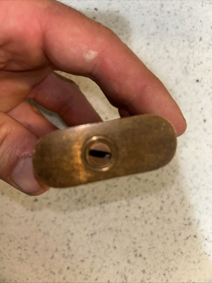 Vintage fraim brass padlock and key 3223 | eBay