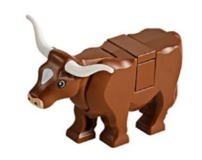 Lego Cow 60052 with Pink Muzzle, White Spot (Tile on Top) Minifigure ...