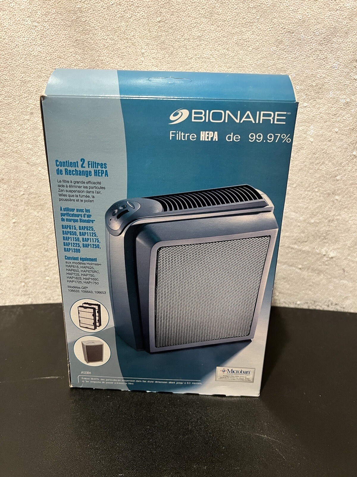 HEPA Filter for Holmes Air Purifier - 2 Pack - GE 106633 106643 106653 ...