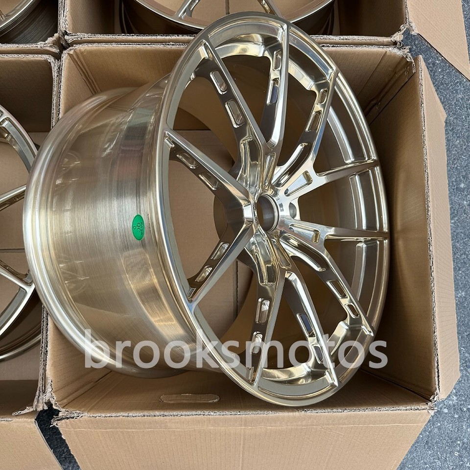 20" FORGED FROZEN GOLD WHEELS RIMS FOR 2019+BMW X3M F97 X4M F98 20X9 ...