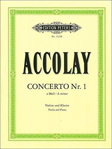 `Baptiste Accolay, Je` Violin Concerto No 1 In A Minor Edition BOOK ...