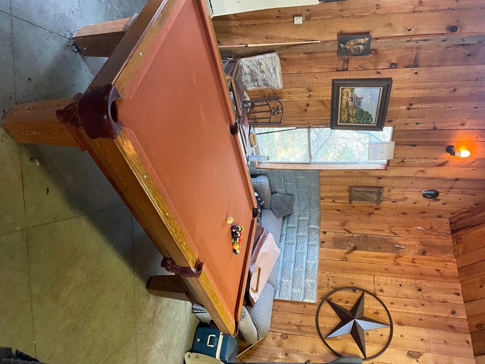 Olehausen Pool Table 8x4' Burnt Orange felt, used condition great deal ...