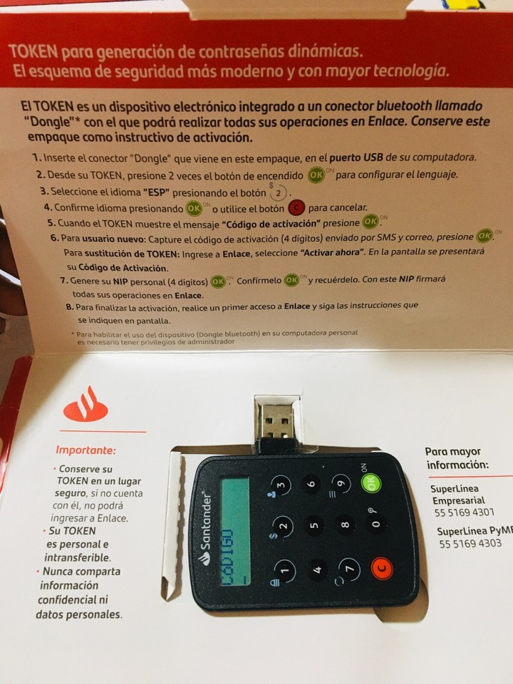 Santander Digipass security token | eBay