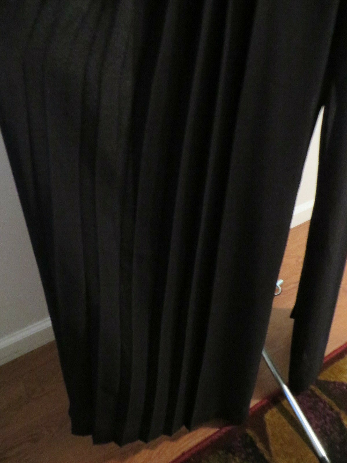 Nueva knife pleats sheer palazzo evening wide leg fo… - Gem