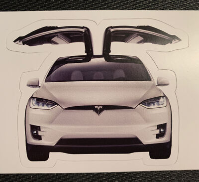TESLA Model X Sticker Laptop, Yeti, Hydro flask - 2.75" Tall - Free ...