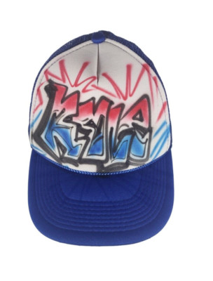 Kyle Name Hat Cap Personalized Trucker Graffiti Spray Paint Adjustable ...