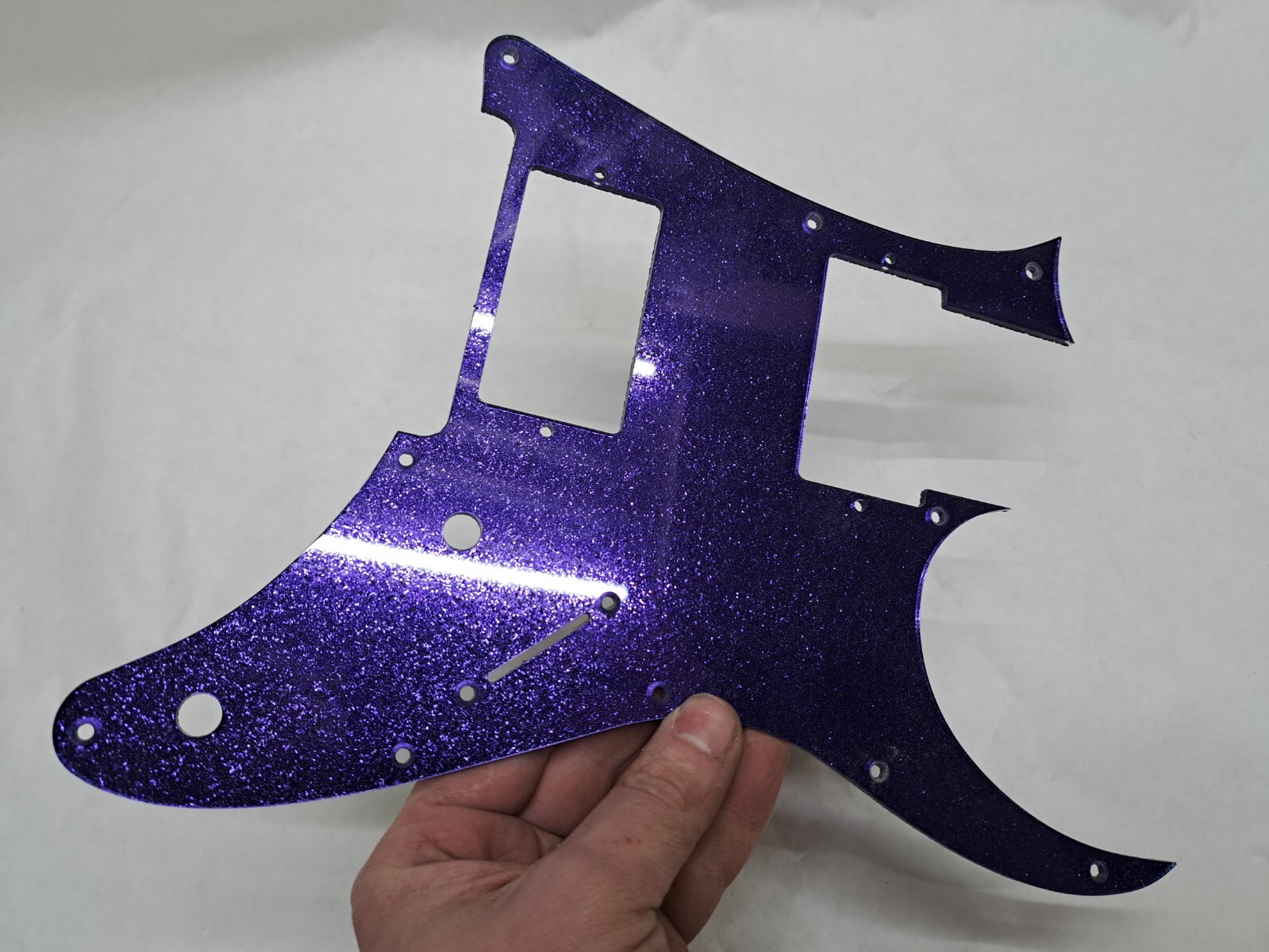 Purple Glitter HXH HH Pickguard fits Ibanez (tm) RG350MDX Jem RG 350 ...