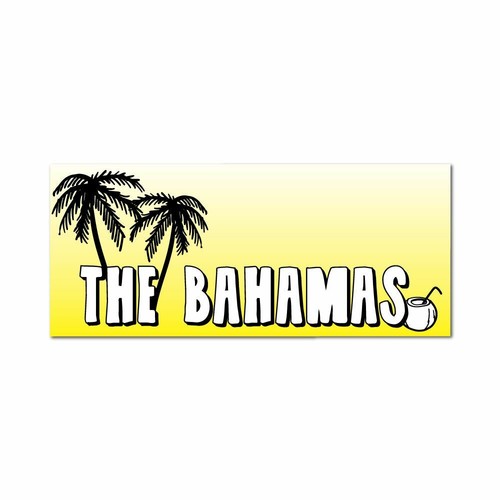 The Bahamas Caribbean Sticker Decal Luggage Travel Adventure Urban ...