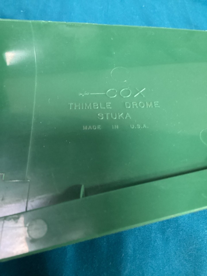 Cox Thimble Drome Control Line .049 Gas Stuka J-87 Dive Bomber Airplane ...