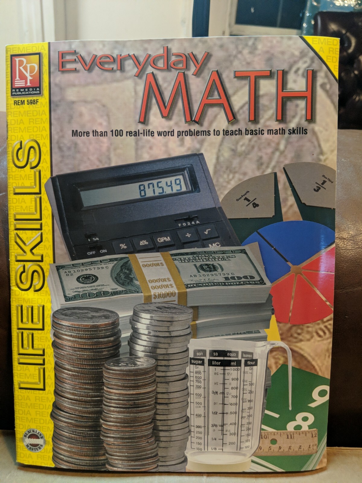 Remedia Everyday Math Educational Workbook Grades 4 -12 Readability 3 ...