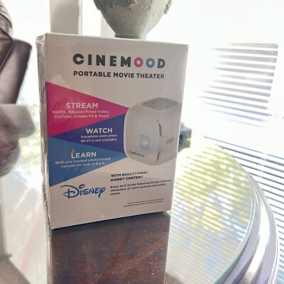 CINEMOOD CNMD0016WT Portable Movie Theatre Projector - White ...