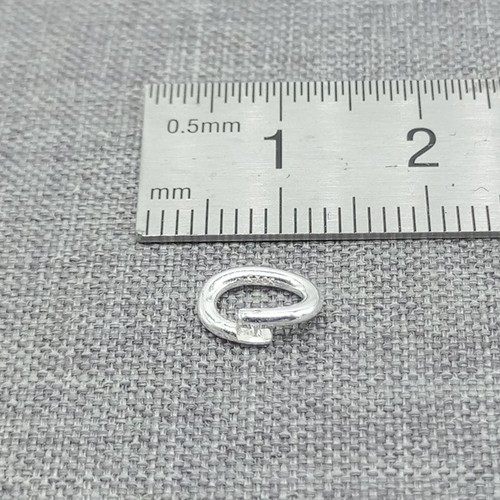 5pcs of 925 Sterling Silver Oval Lock Jump Rings for Necklace Bracelet ...