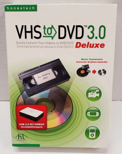 Honestech VHS to DVD 3.0 Deluxe Convert Videos to DVD Windows | eBay
