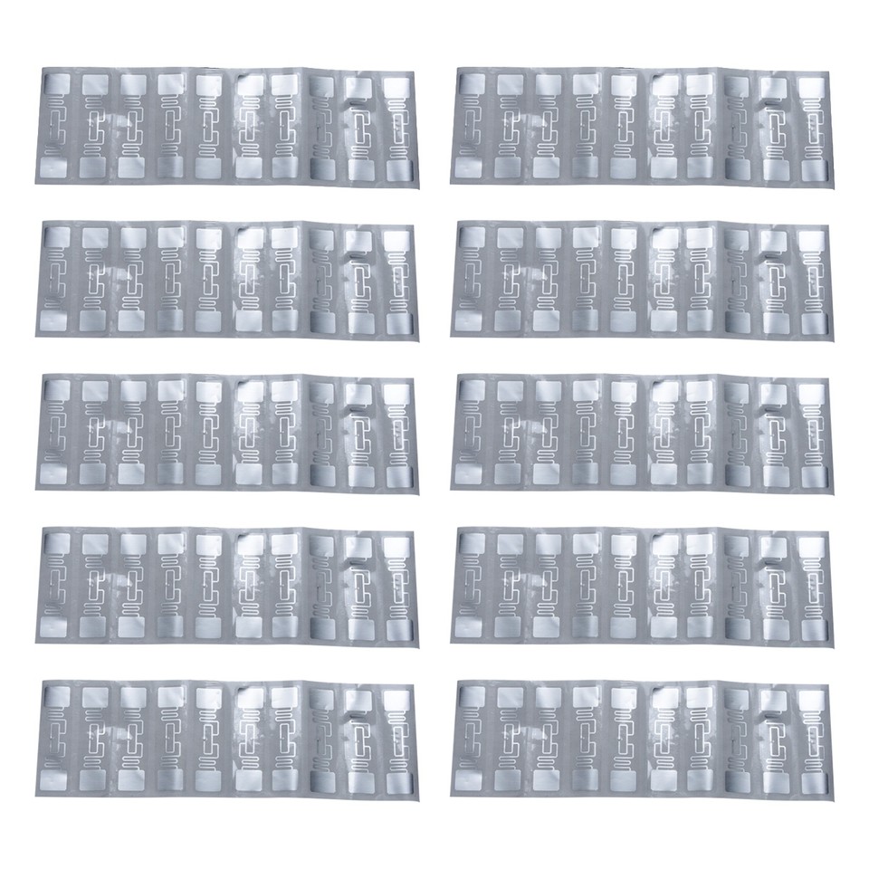 100Pcs Alien 9662 3''x1'' UHF 6C 915Mhz RFID Wet Inlay Tag Label 512 ...