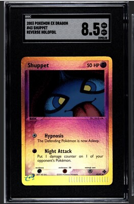 Shuppet 43/97 EX Dragon Reverse Holofoil SGC 8.5 NM MINT + Vintage 2003 ...