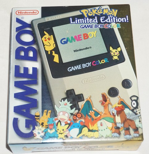 Nintendo Game Boy Color Pokemon Gold and Silver Edition Handheld System ...