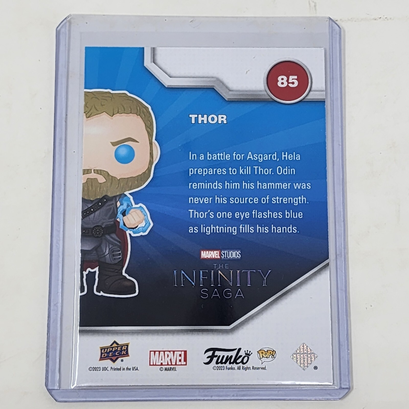 SDCC 2023 Funko Pop! Upper Deck Thor #85 Convention Exclusive Ragnarok | eBay