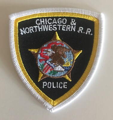 Patch- Vintage Chicago & Northwestern Railroad Police (CNW)- #22370 ...