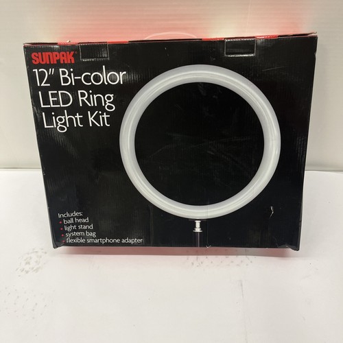 Sunpak - 12" Bicolor LED Ring Light Kit 90729614480 | eBay
