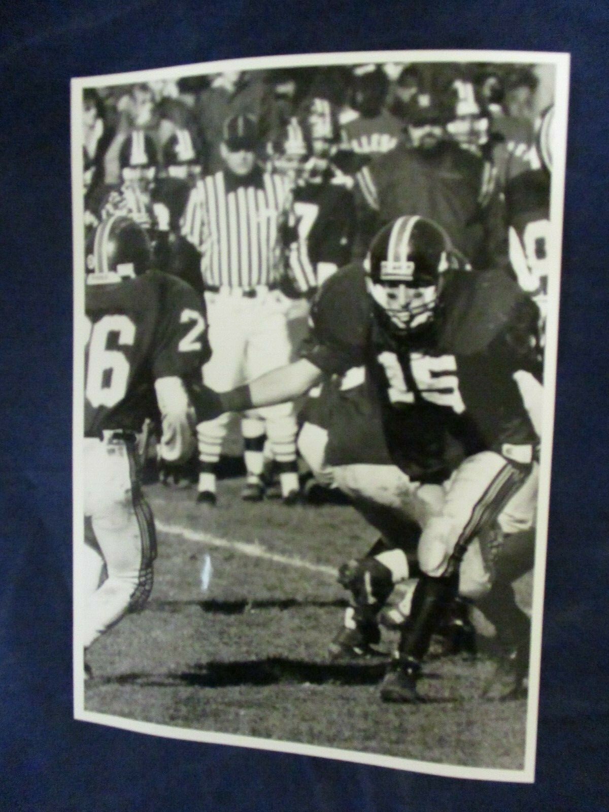Vintage Joe Mullaney & Rob Morrison Wellesley H.S. QB to RB Glossy ...