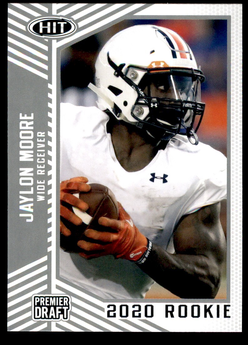 2020 SAGE HIT Premier Draft Gray Jaylon Moore 0967 Tennessee-Martin ...